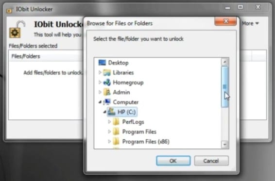 IObit Unlocker – Fjern låste filer i Windows