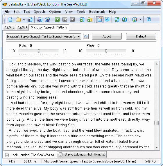 Balabolka – Free text-to-speech for Windows
