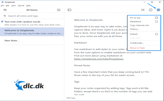Simplenote – gratis og enkelt til noter på tværs af enheder