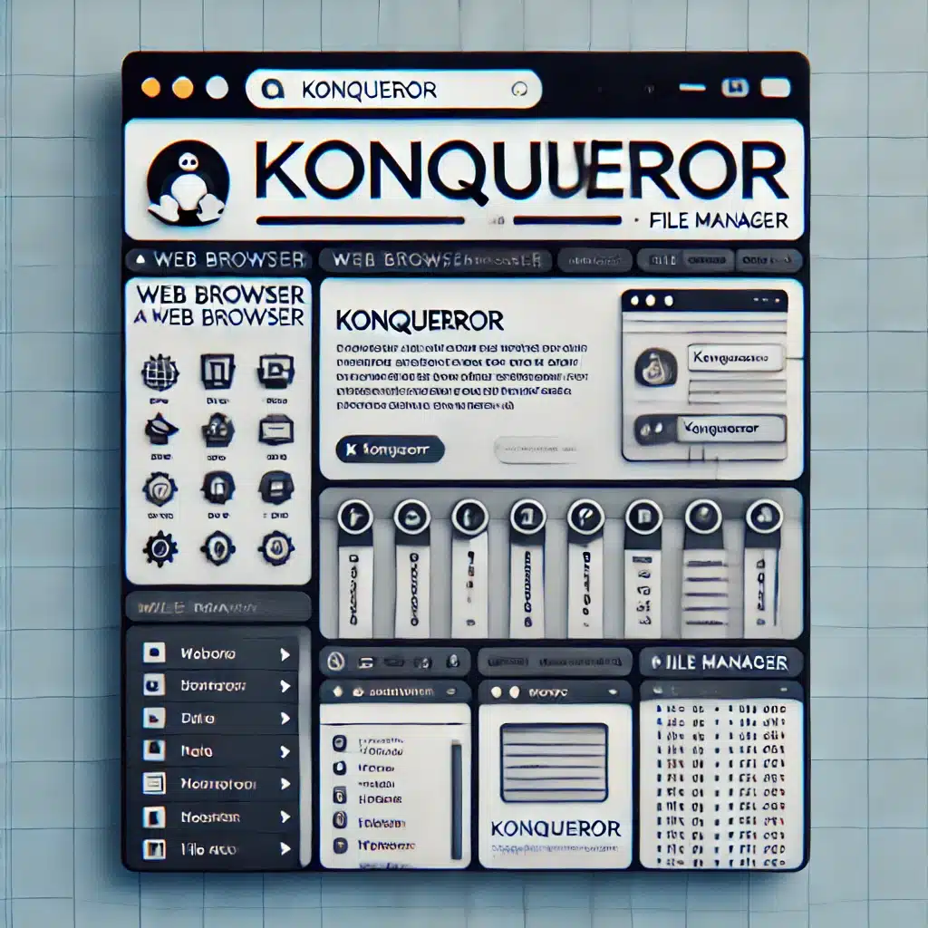 Konqueror – Webbrowser og filhåndtering til KDE Plasma