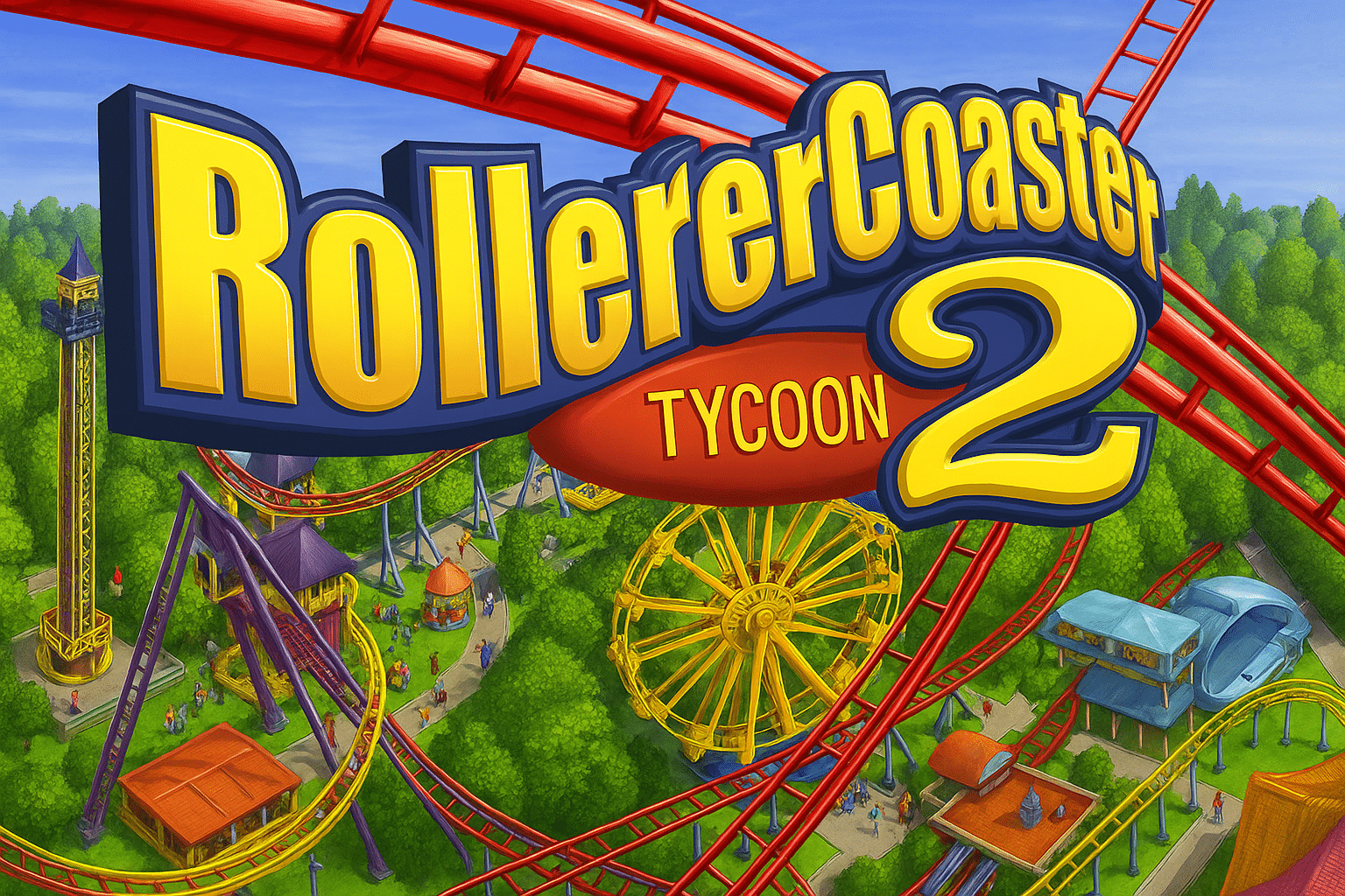 RollerCoaster Tycoon 2 – byg din egen forlystelsespark i klassisk stil
