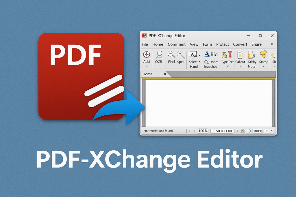 PDF-XChange Editor – Gratis PDF redigering til Windows
