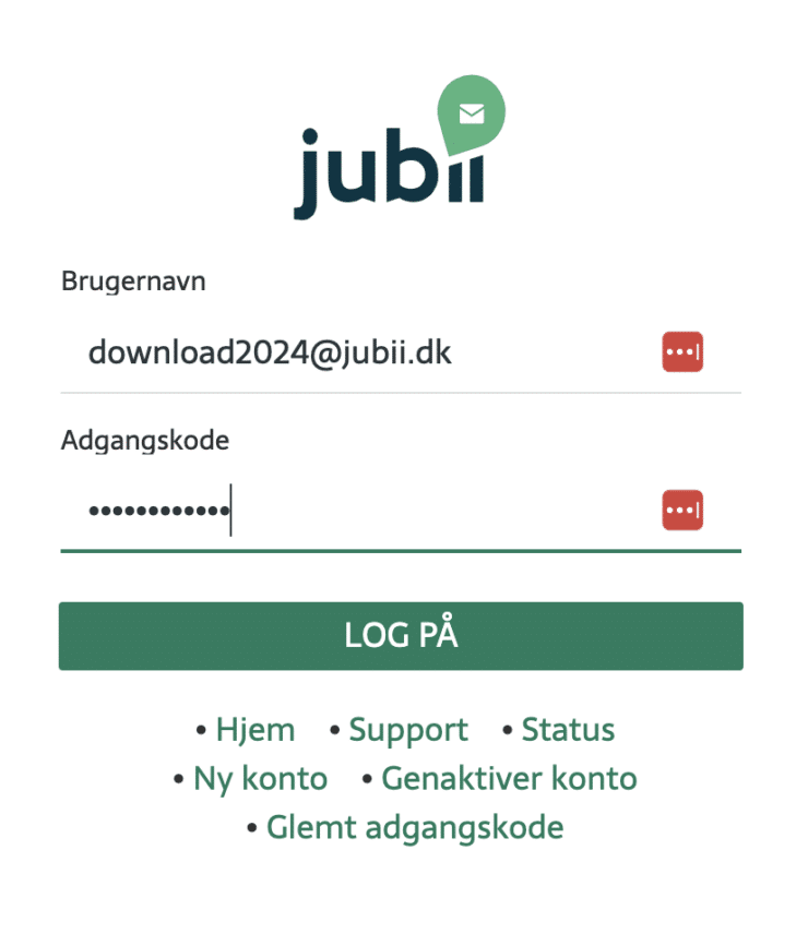 Jubii Mail log ind og hent filer – Dansk guide til 2025