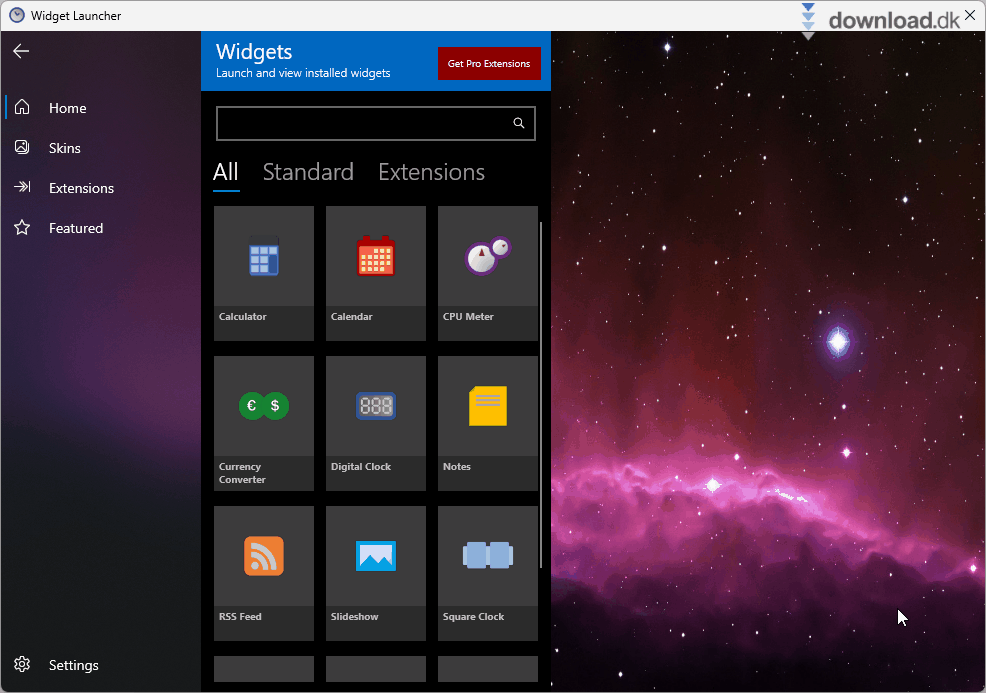 Widget Launcher for Windows – Free Widgets
